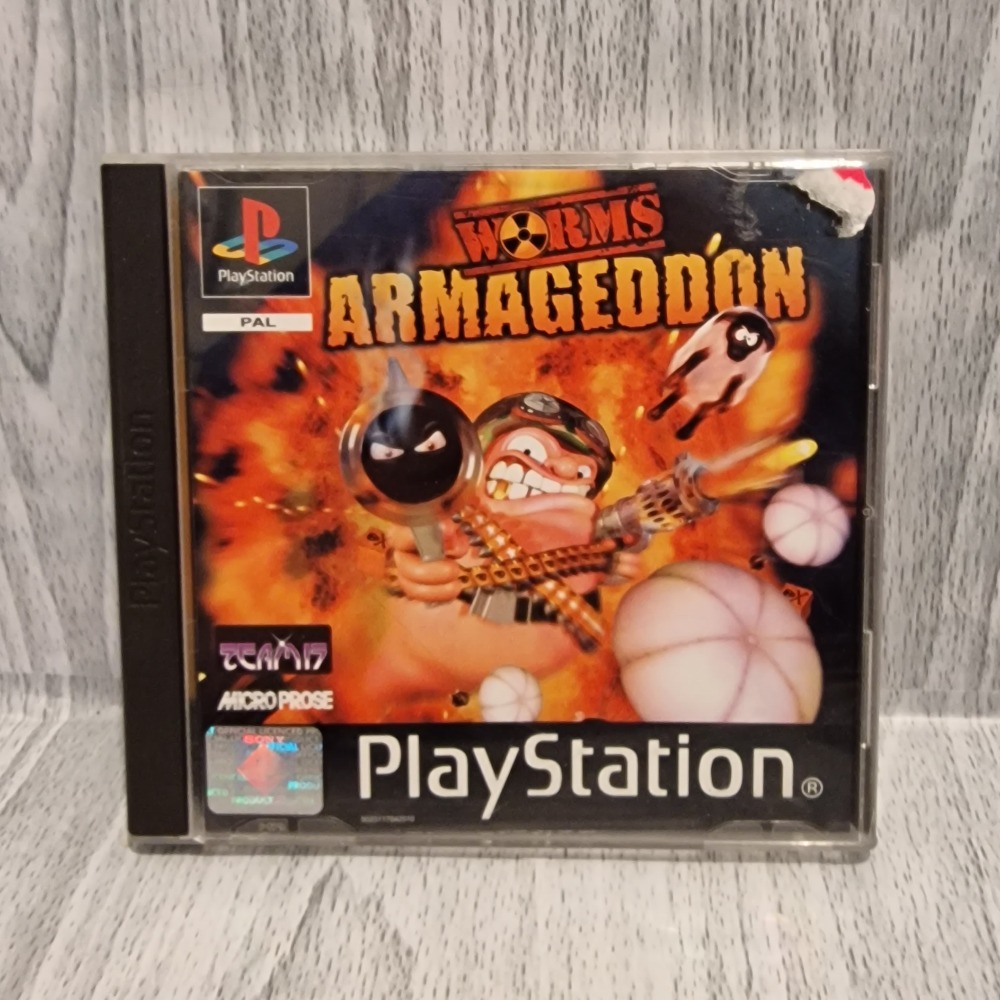 Pre-owned Worms: Armageddon - (Sony Playstation 1, 1999) Tested ...